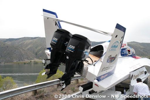 U-4 American Maid hydroplane sighting: re-tooled with twin outboard ...